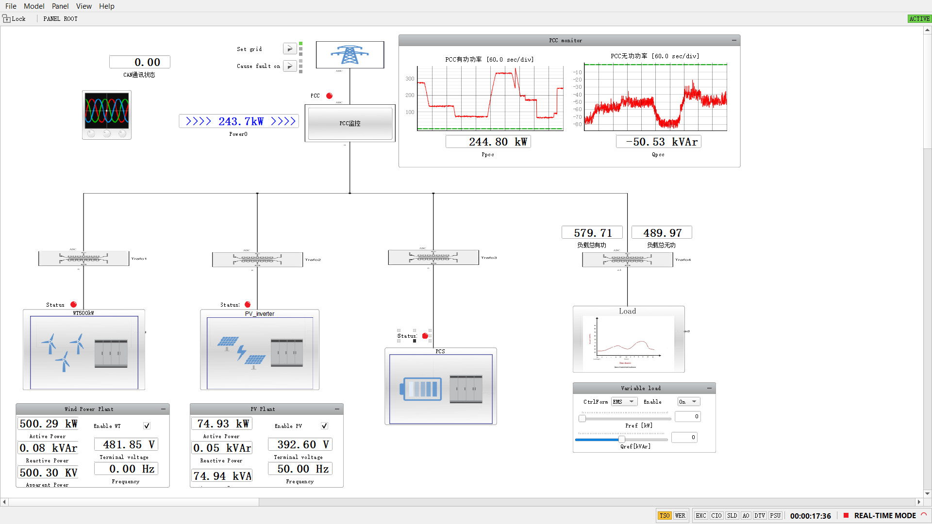 HX600智能配电网（微电网）实时仿真(Real-time Simulation)和硬件在环HIL系统 - 上海汉象智能科技有限公司